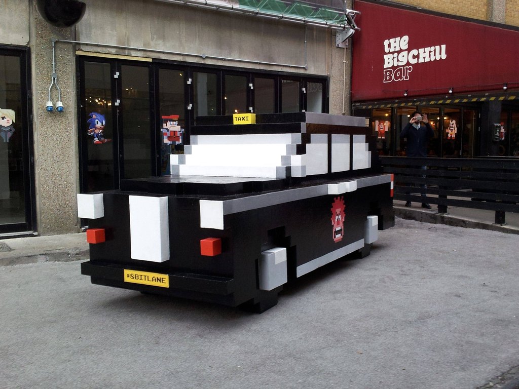 Disney’s “Wreck-It Ralph” Creates 8 Bit Lane In London