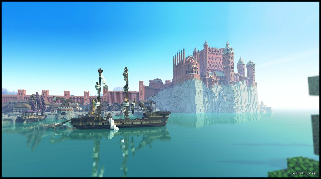 Kings’ Landing From “Game of Thrones” Recreated In Detail on Minecraft