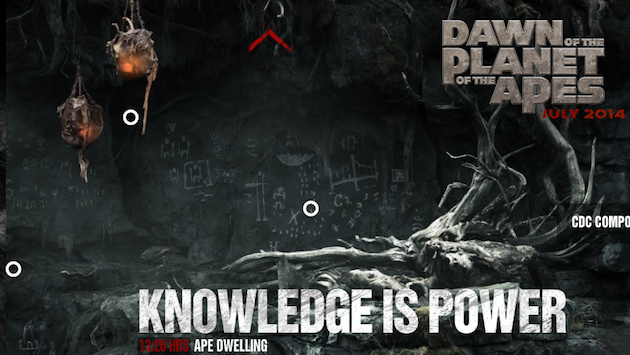 “Dawn of the Planet of the Apes” Website Opens Up Two Worlds