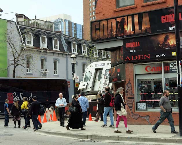 “Godzilla” Takes Over Toronto Street To Promote Film